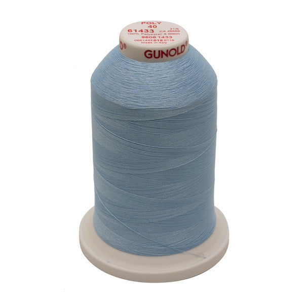 GUNOLD-96061433 POLY 40WT 5,500YDS-PALE SKY BLUE – ABC Sewing Machine LLC